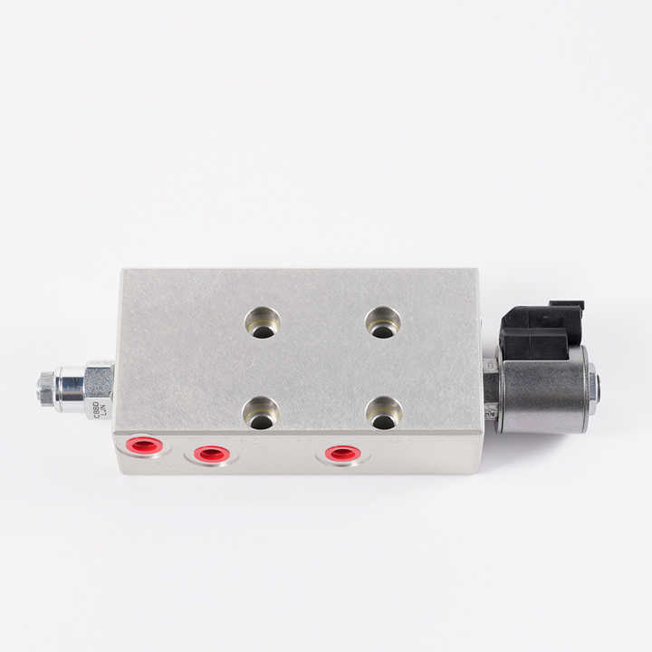 Professional Hydraulic Valve Manifold Systems 2 Spool Solenoid Operated ...
