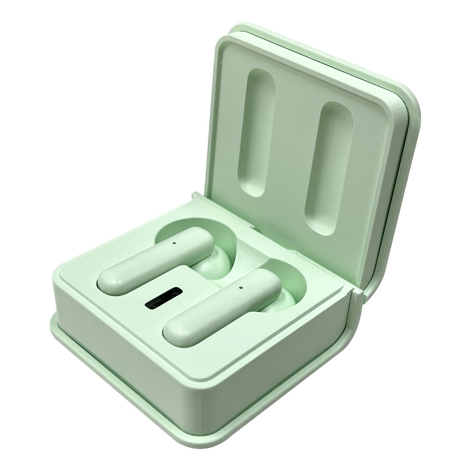 Book Shape TWS Earphone with IPX-4 Waterproof BT 6.0 Touch Control ...