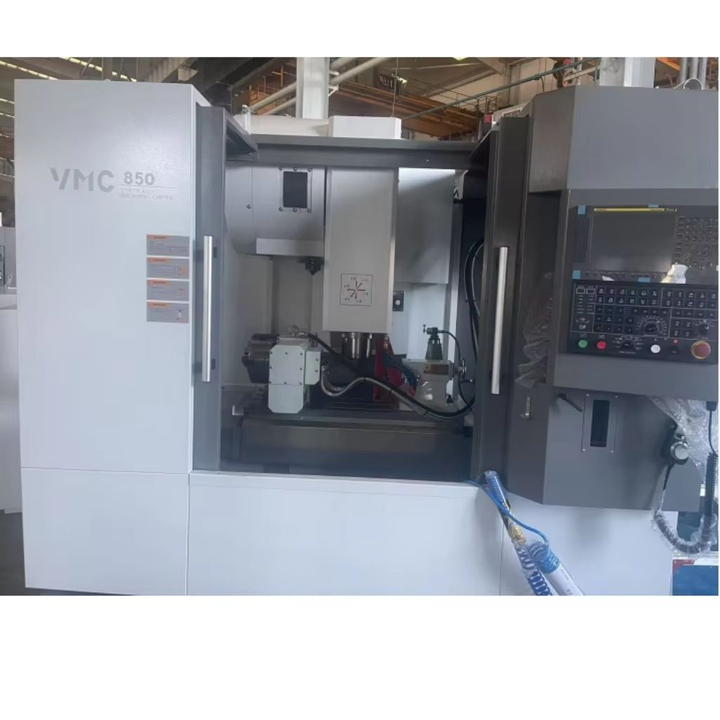 Fanuc GSK Control System Vertical Milling Machine Metal CNC VMC850 4-axis Single High Precision ...