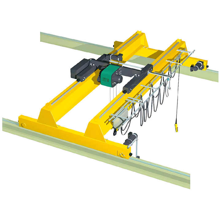 Workshop Double Beams Bridge Crane Double Beam 16 Ton Overhead ...