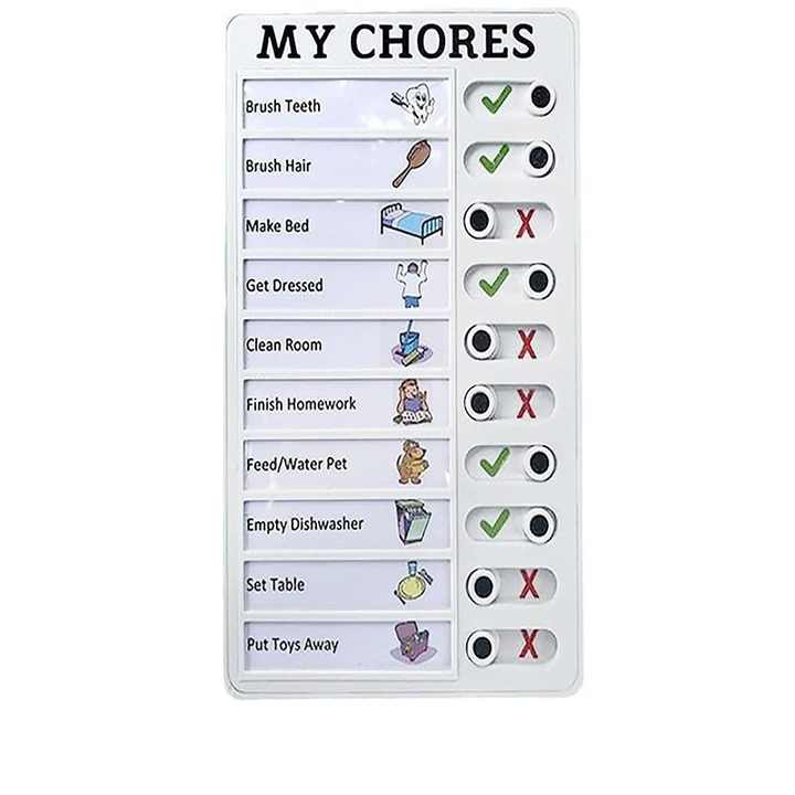 Reusable My Chores Checklist - Daily Planner Memo Board