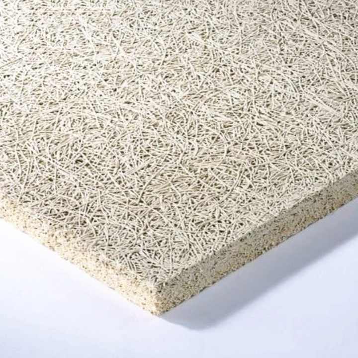 Modern Rectangle Easy Construction Wood Wool Acoustic Panel for Living ...