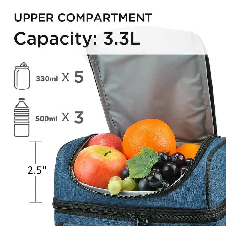 Insulated Lunch Bag Leakproof Thermal Cooler Tote for Women and Men ...