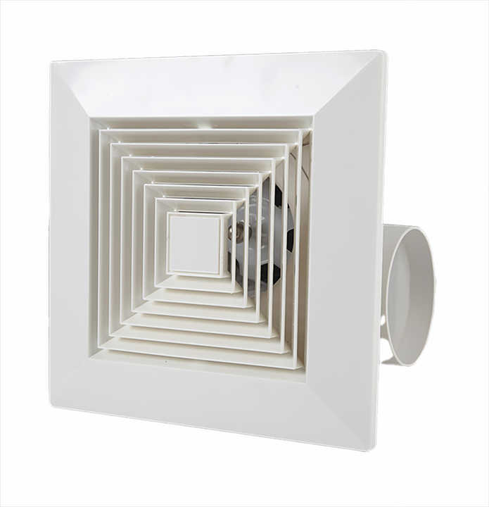 Exhaust Fan Silent Pressure Pvc Pipe Fan 4 Inch Bathroom Square ...