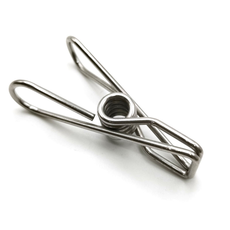 Wire 304 Metal Cloth Peg Torsion Spring Socks Hanging Pegs Spring Clips ...