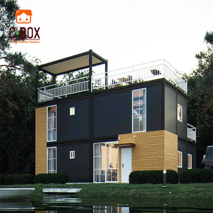 CBOX Fast Assembly Customize Steel Frame 2 Stories Living Container ...