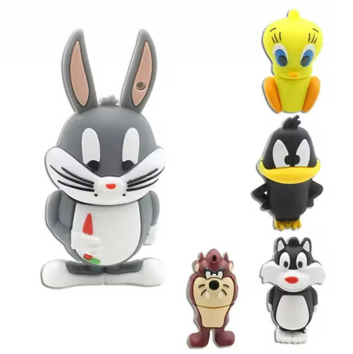 3D Cute Movie Duck Rabbit Cartoon Usb Flash Drive High Speed 64g 32g ...