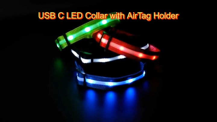 Waterproof USB Rechargeable LED Dog Collar - Safety & Style