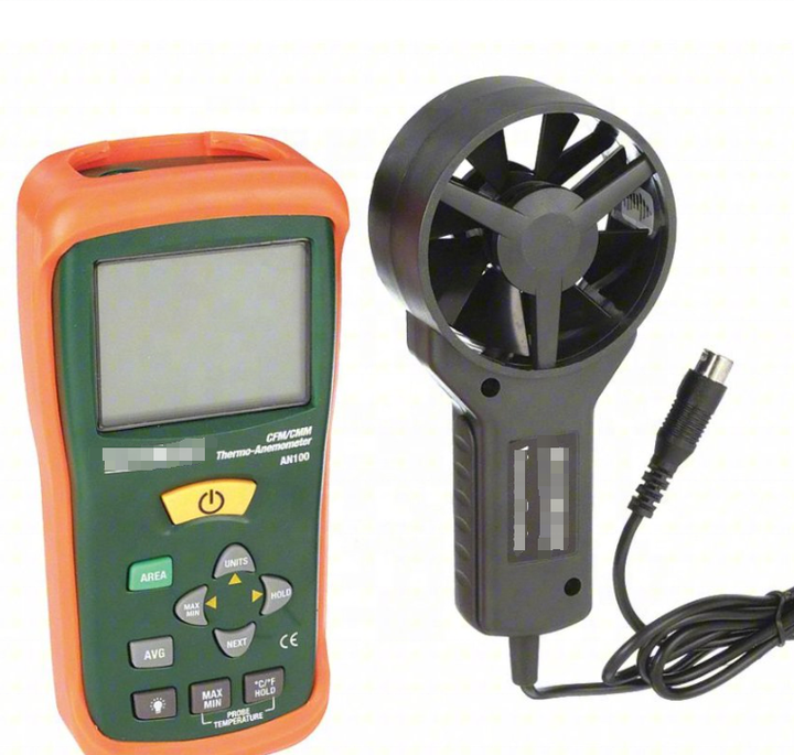 FLIR Smart AN100 Mini Thermo-Anemometer CFM/CMM Display Measures Air ...