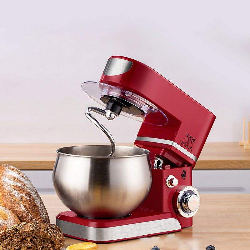 Premium 1000W Electric 5L Kitchen Mixer 6-Speeds Lightweight Stainless ...