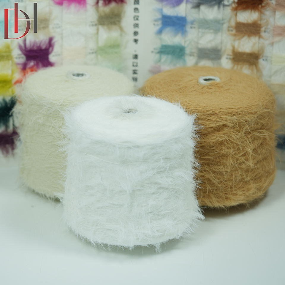 Factory Direct 100% Nylon Double Twist Fancy Yarn for Clothing Denim ...