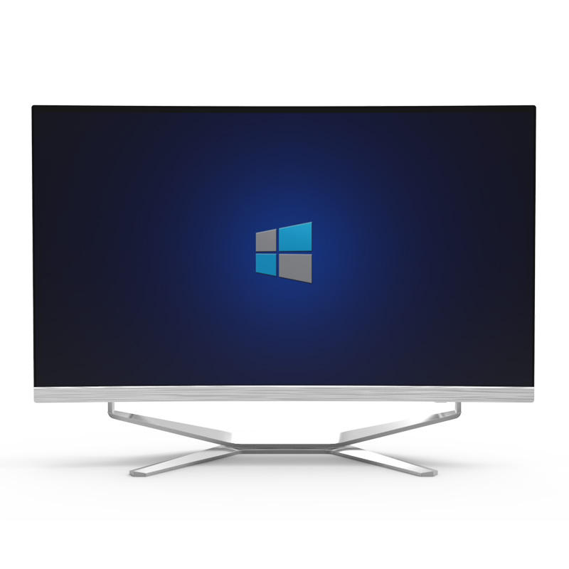 27-inch curved screen all-in-one computer Intel Core i7 processor 8GB ...