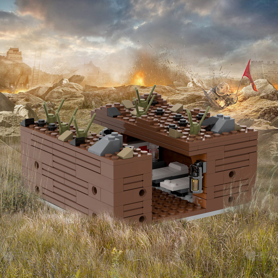 Military Series Battlefield Medical Center MOC MOOXI MOC5064-E Building ...