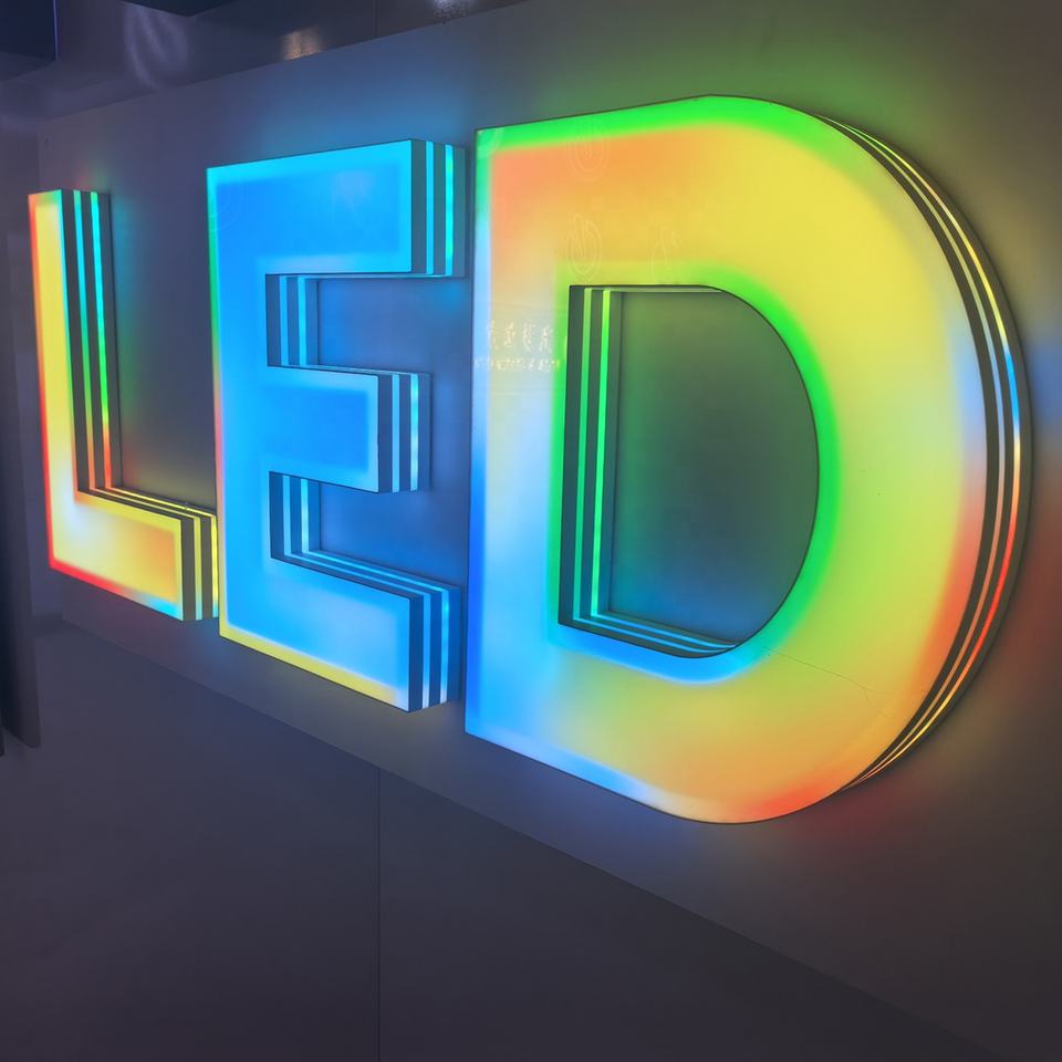2026 Wholesale Custom RGB Frontlit Channel Letters Sign for Advertising ...