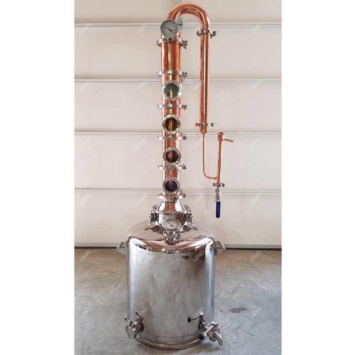 2" 3" 4" Inch Red Copper Proofing Parrot Alcohol Distiller