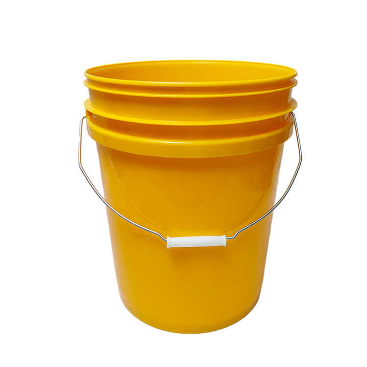5 Gallon Black White Blue Gasoline Oil Engine Plastic Bucket 20L With ...