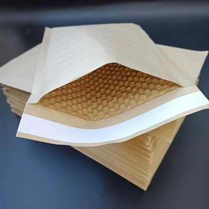 Wholesale Custom Kraft Corrugated Bubble Mailer Biodegradable Paper ...