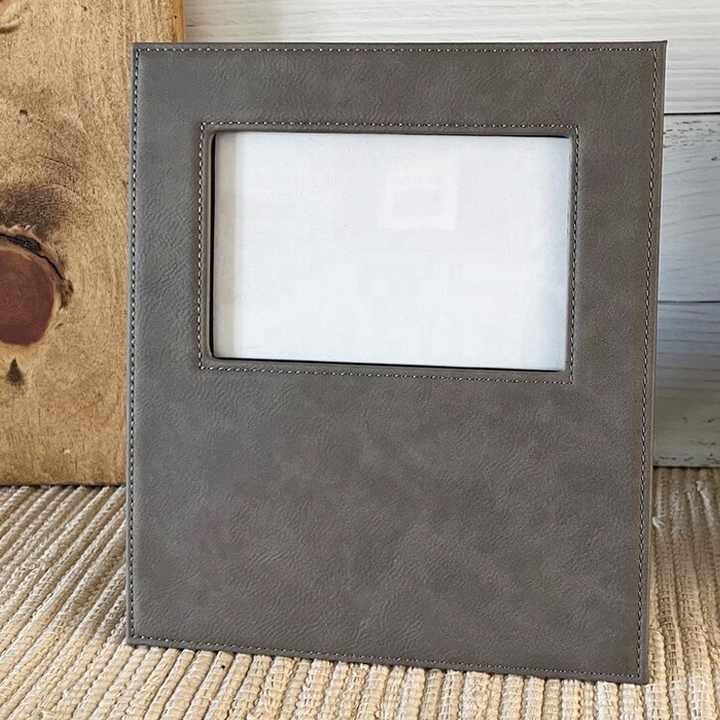 Personalized Picture Frame - Laserable Leatherette Photo Frame