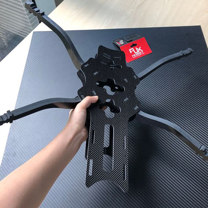 OEM Custom Carbon Fiber FPV Drone Frame CNC Cutting Lightweight UAV ...