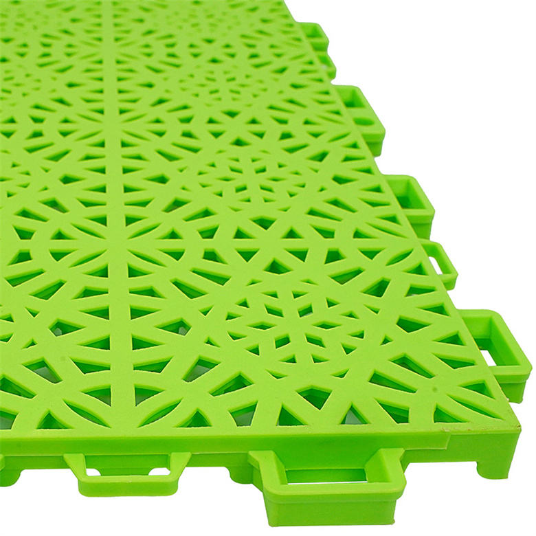 Multi Sport Interlocking Plastic Floor Tiles, Anti-Slip Modular Design ...