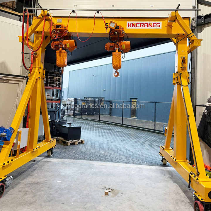 Lifting Mini Moveable Mobile Gantry Crane Portable Lifting Machine