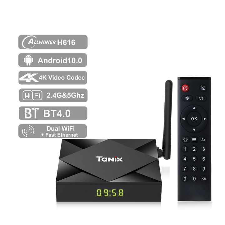 IHOMEMIX TX6S TV Box 4GB 64GB Allwinner H616 Dual WiFi 4K Streaming Box ...