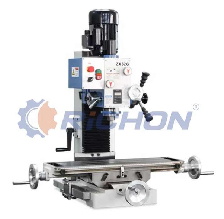 ZX32G Precision Gear Driven Milling Drilling Machine Benchtop Vertical ...