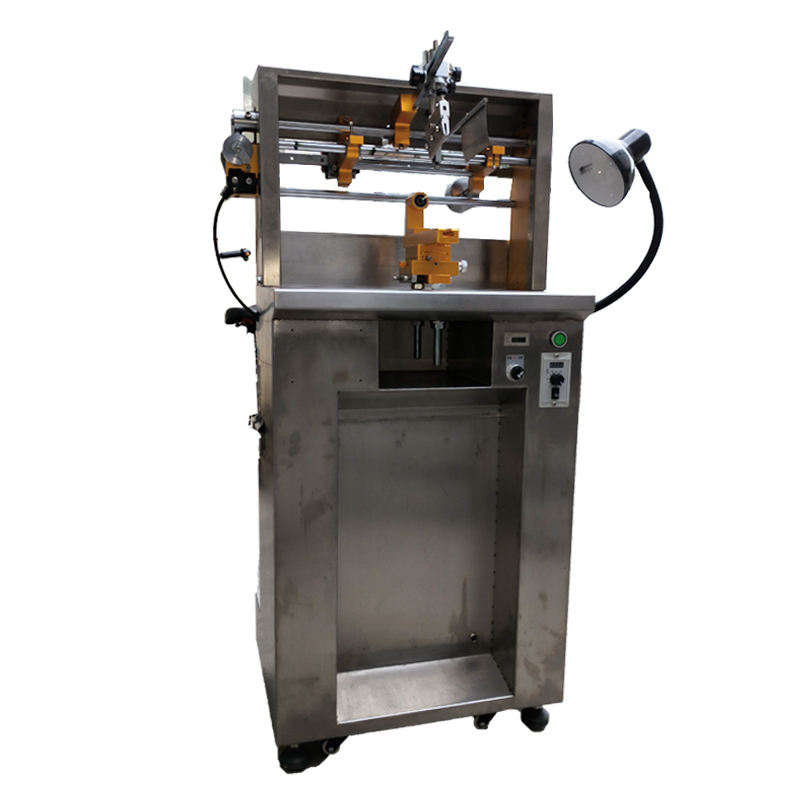 Circular Screen Printing Machine Semi Automatic Cosmetic Tube Wristband ...