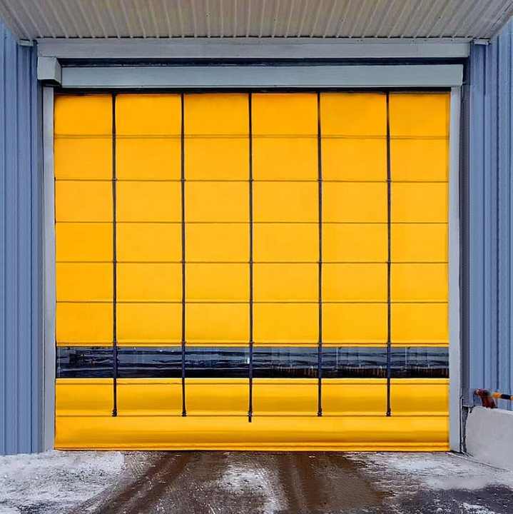 Factory Widely-use PVC Rapid Flexible Rolling Door Warehouse High Speed ...