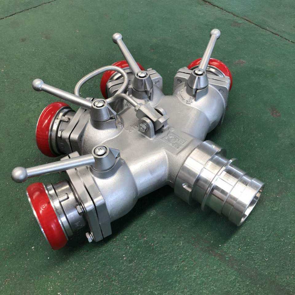 Factory Price 4-way Water Distributor Industrial Fire Water Splitter ...