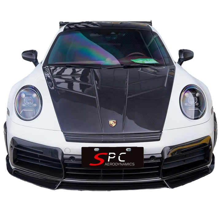 SPC 992 Hayvany GTR Dry Carbon Fiber Front Lip Kit for Porsche 992 911 ...
