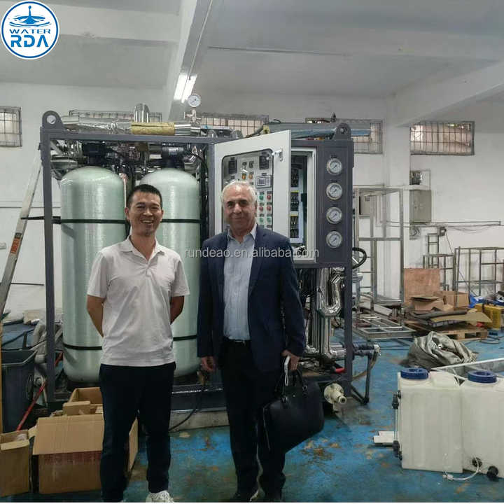RDA Salt Water Purifier Machine 99.2% Desalination Rate 6OTPD 40TPD ...