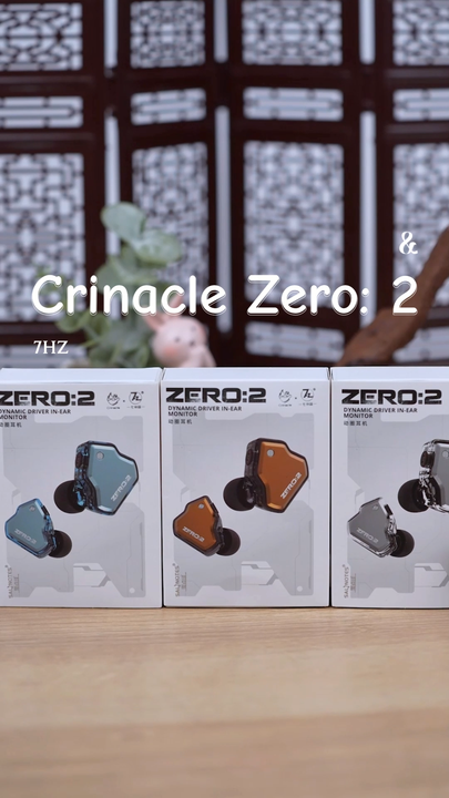 7HZ X Crinacle Zero - 2 Updated 10mm Dynamic Driver IEM