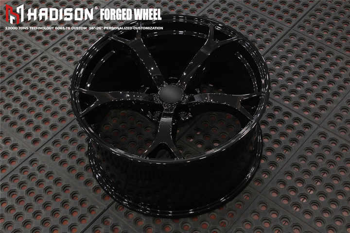 HADISON HD1336 Custom 5X114.3 Alloy 18 19 20 21 22 Inch Black/Grey ...