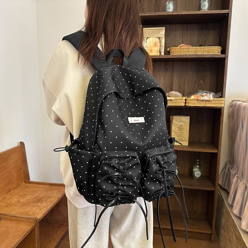 Premium Quality colorful dot laptop backpack for Maximum Laptop Protection