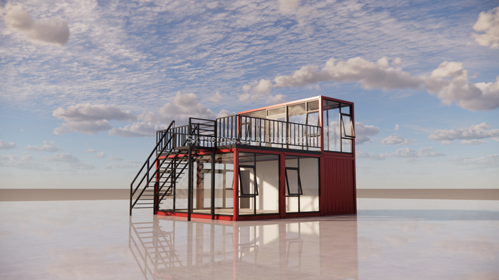 Mobile Pop-up Coffee Shop Container Design 20ft Prefabricated Food ...