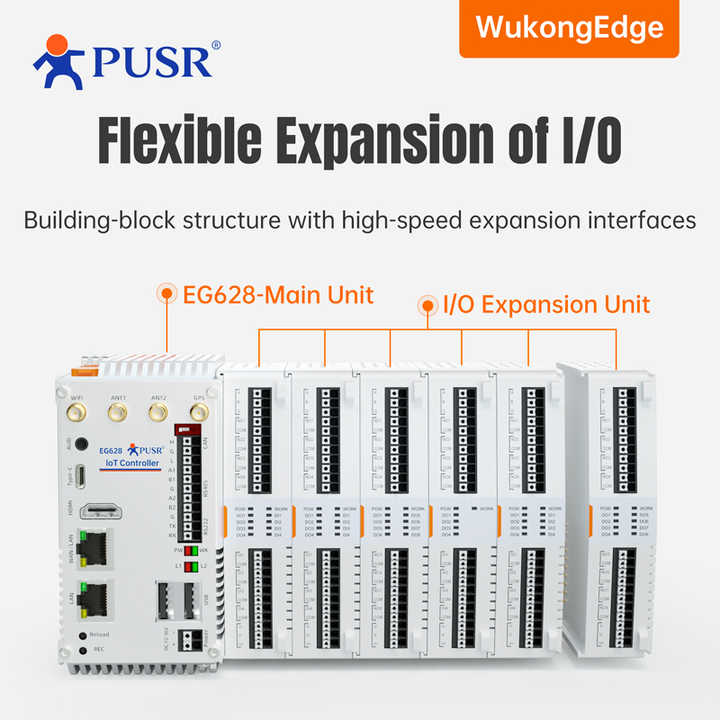 PUSR Industrial Computer Expandable iot Controller Edge Computing ...