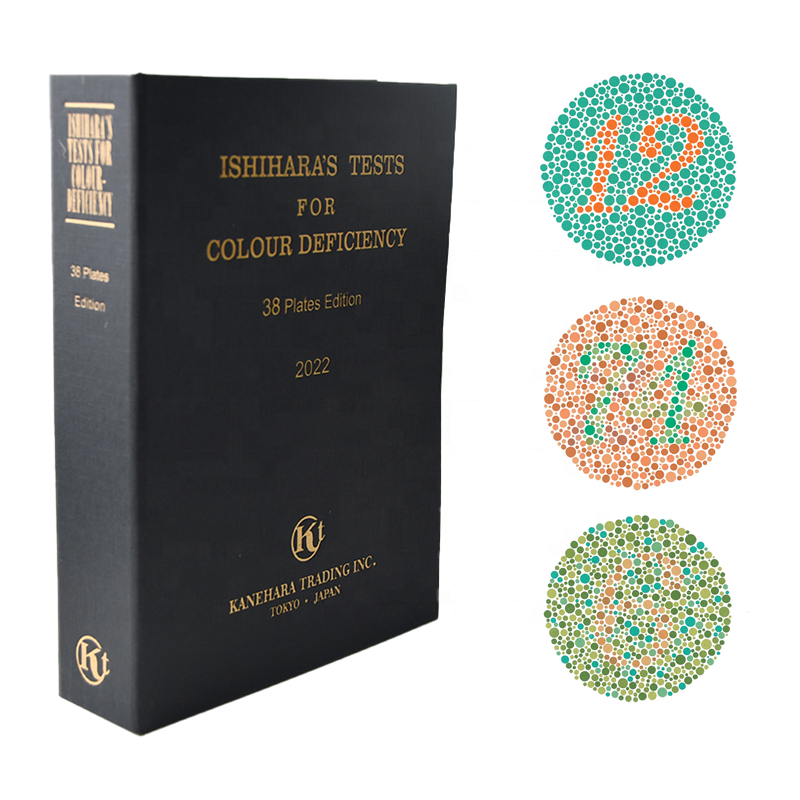 Ishihara Test Chart Book For Color Blindness 24 Plate, 59% OFF