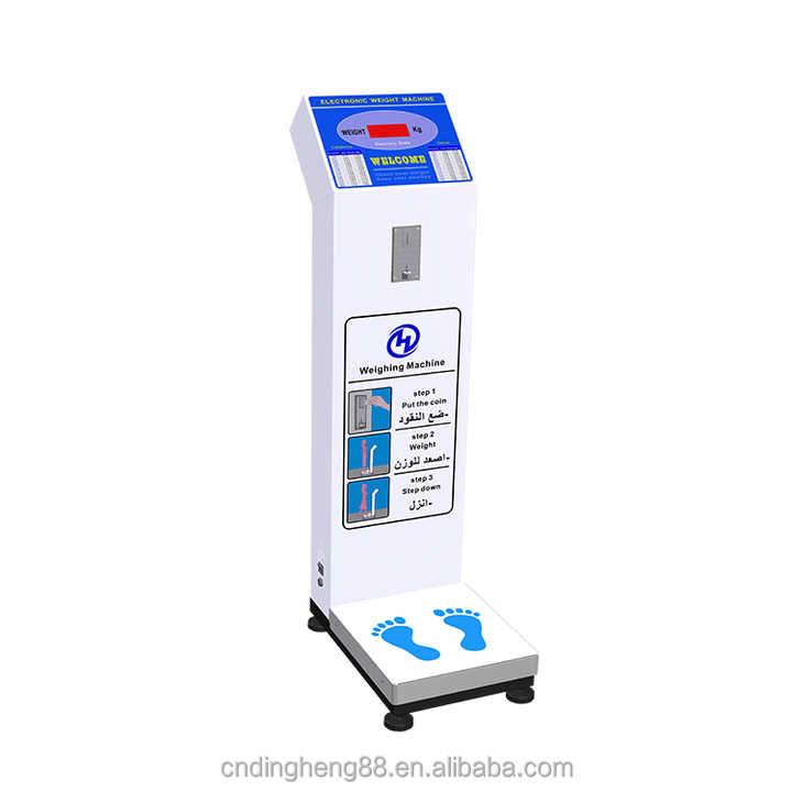 High-quality Human Body Weight Measurement Table Coin-operated 500 kg ...