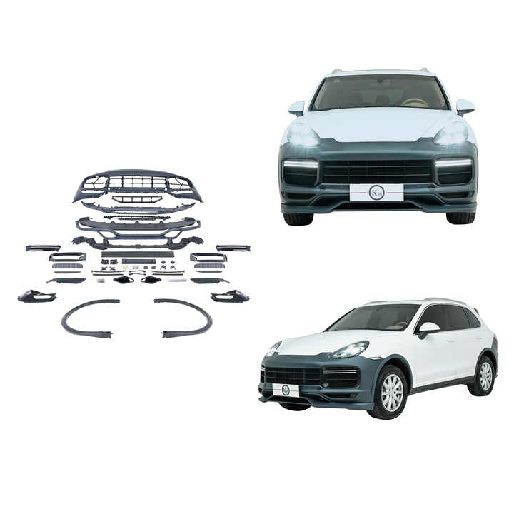 Upgrade Your Porsche Cayenne with 9Y0 Turbo Bumper & TKT Lip