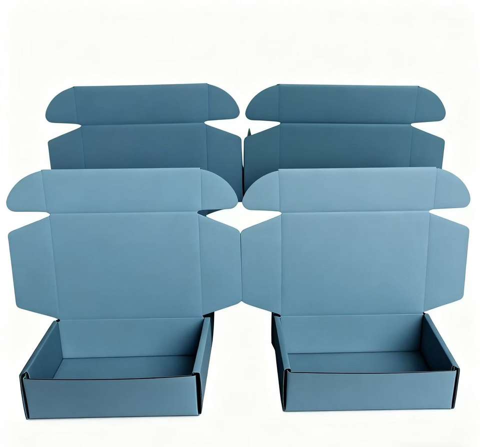 Low MOQ 16 Colors Corrugated Mailer Box in Stock Custom Logo Shipping ...