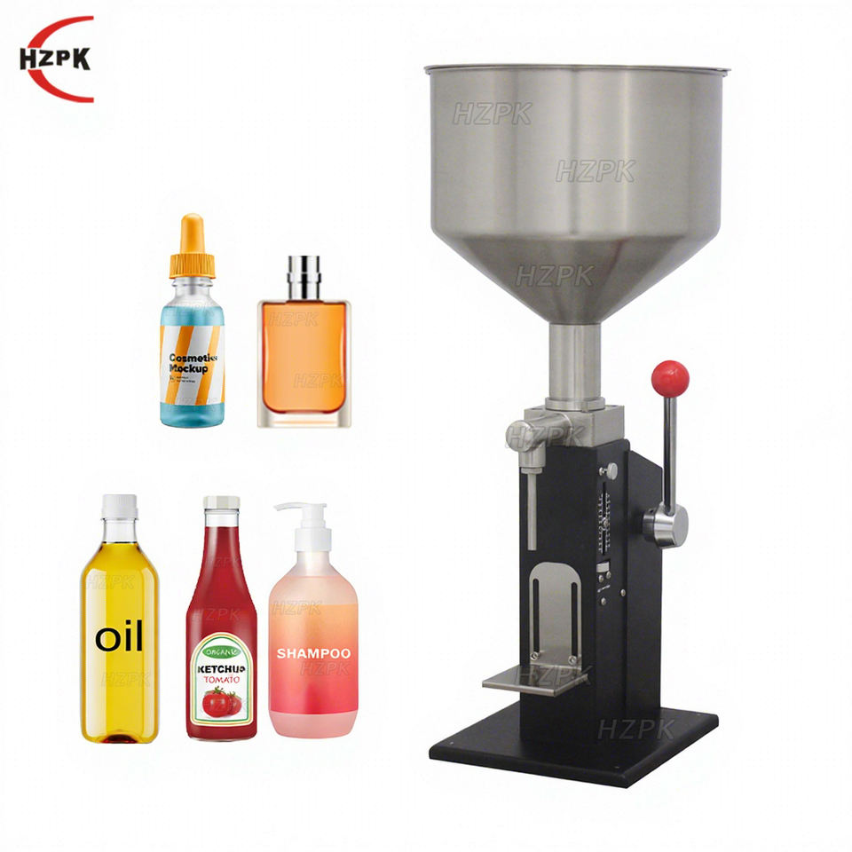 HZPK Manual Washing Liquid Filling Machine for Shampoo