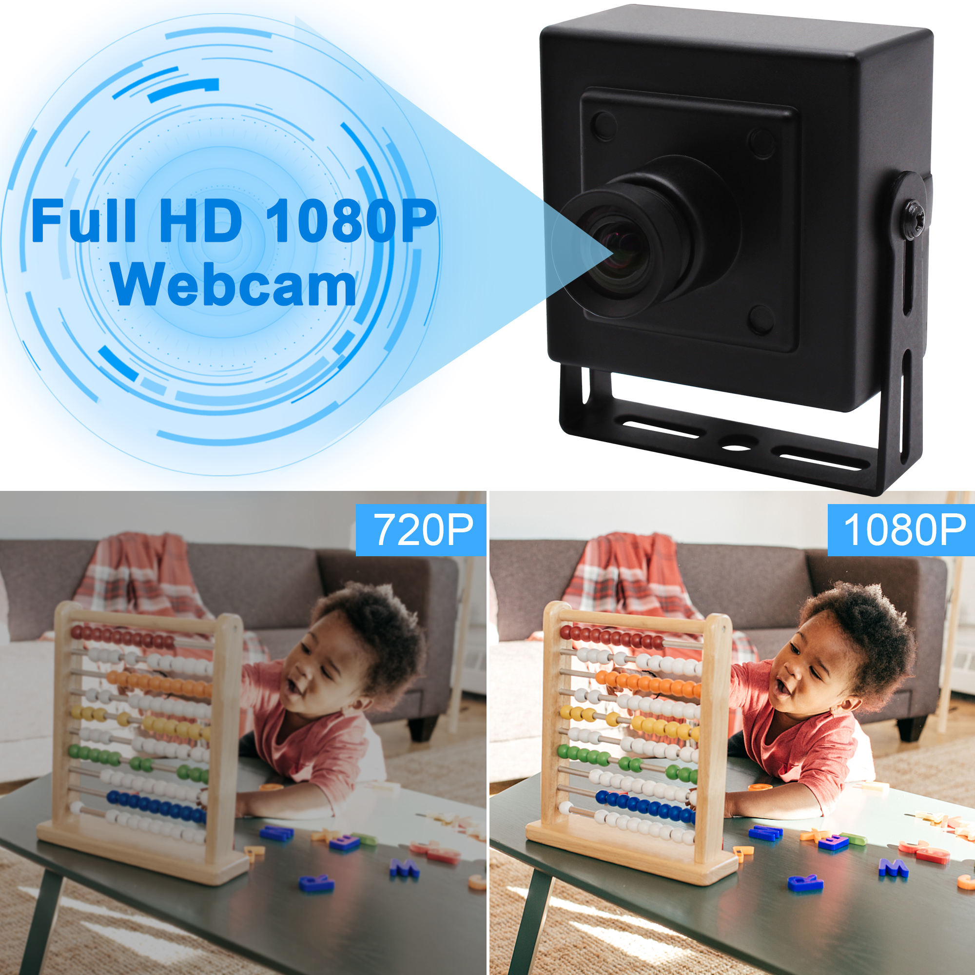 USB2.0 HD UVC Webcams - High Quality for PC & Android
