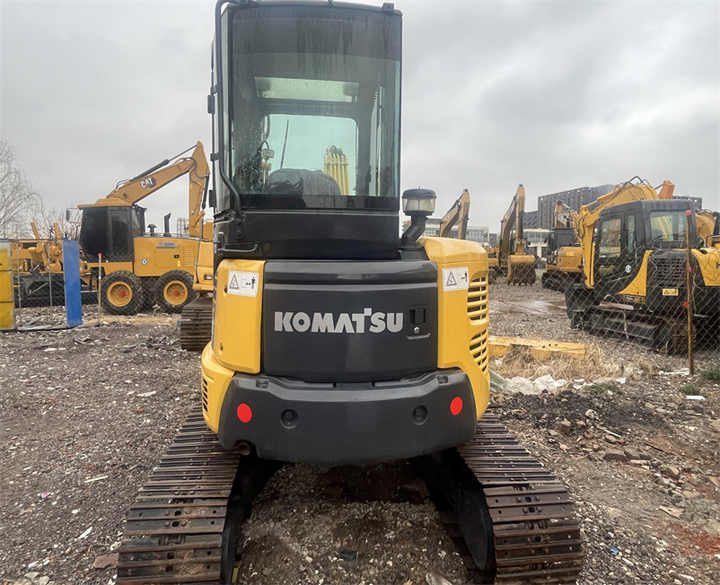 Japan Made Komatsu PC55MR-2 Excavator Komatsu PC55 PC 55 PC55MR Used Mini 5 ton Crawler Digger ...