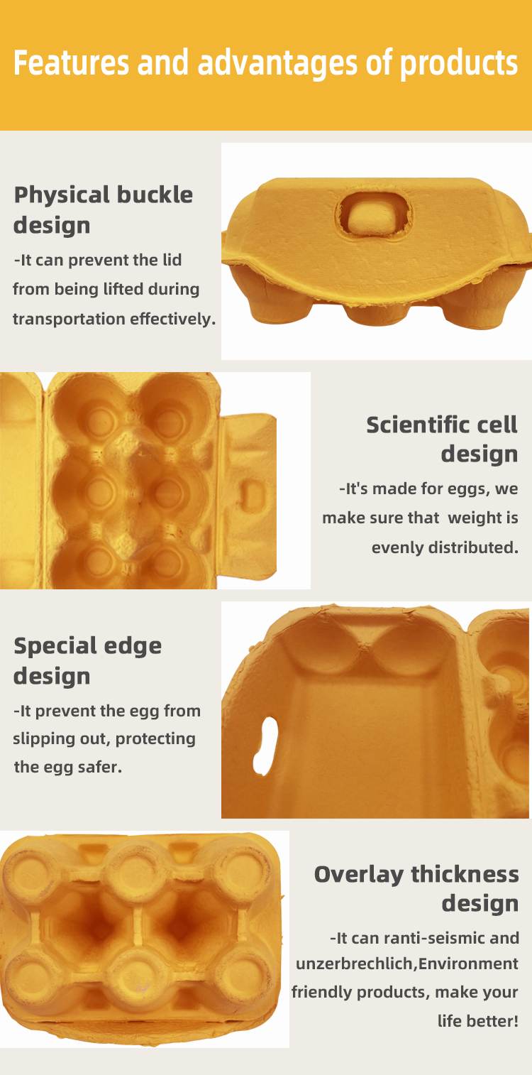 Biodegradable Paper Pulp Egg Packaging Tray Manufacturers China ...