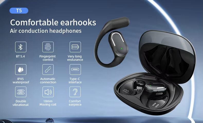 OWS Pro 3D Bass TWS Earbuds 500mAh Battery Digital LED Display Wireless ...