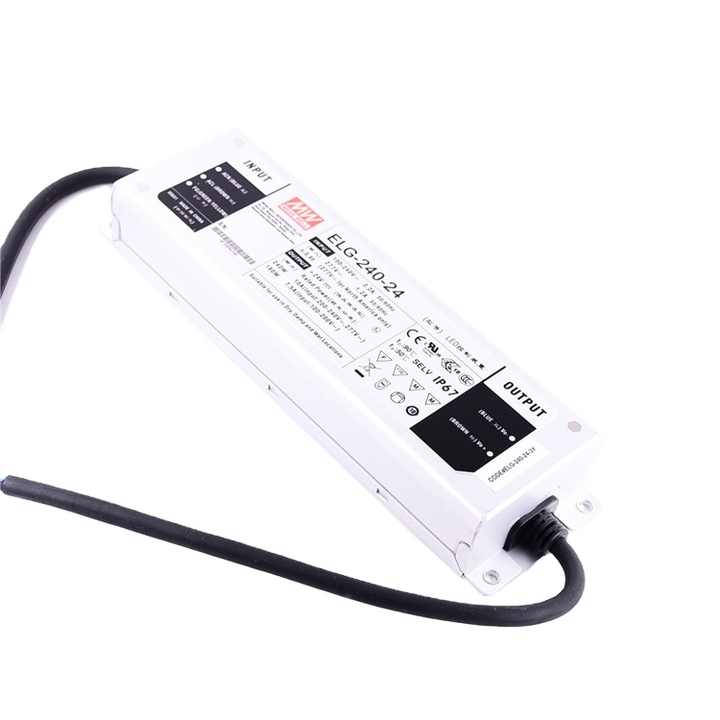 Meanwell LED Driver 240W 24V ELG-240-24B IP67 - Dimmable Power Supply