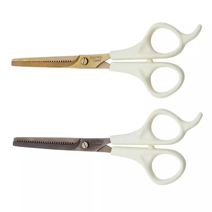 High Quality Handled Plastic Barber Hair Dressing Scissors Set Micro ...