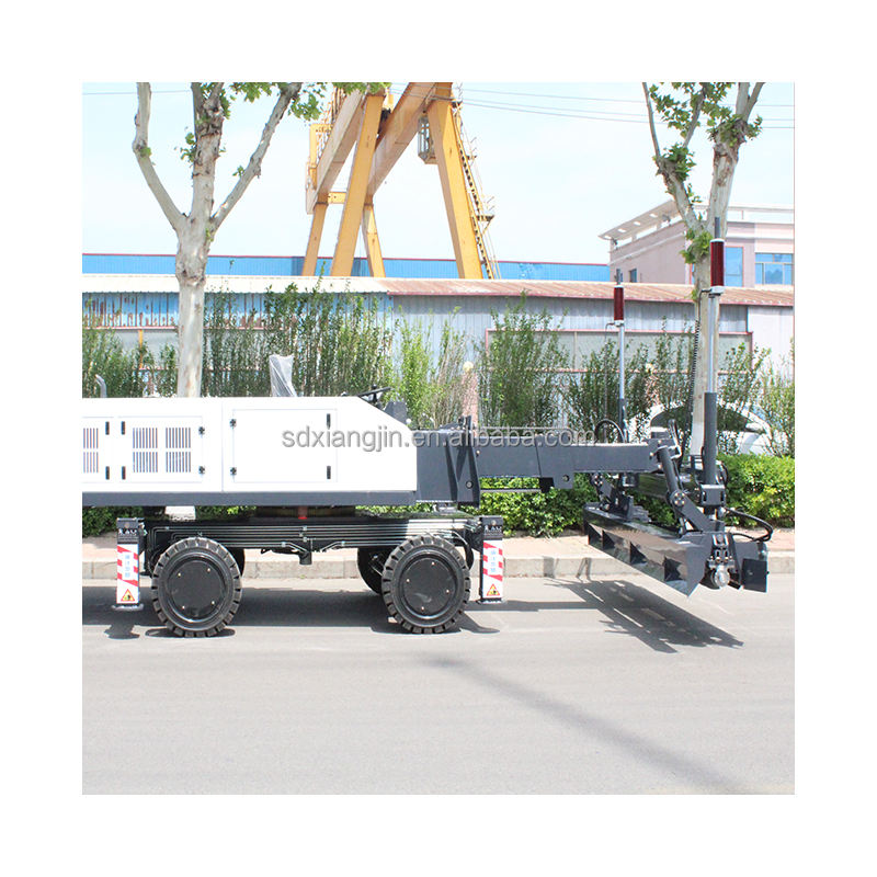 Ride on Laser Screed Machine Powerful Telescopic Arm Vibratory Land ...