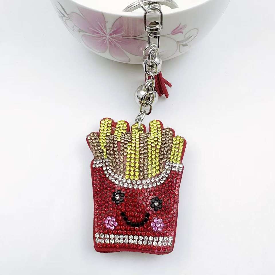 Crystal Bling Diamond Rhinestone Cute Simulation Realistic Food Theme ...